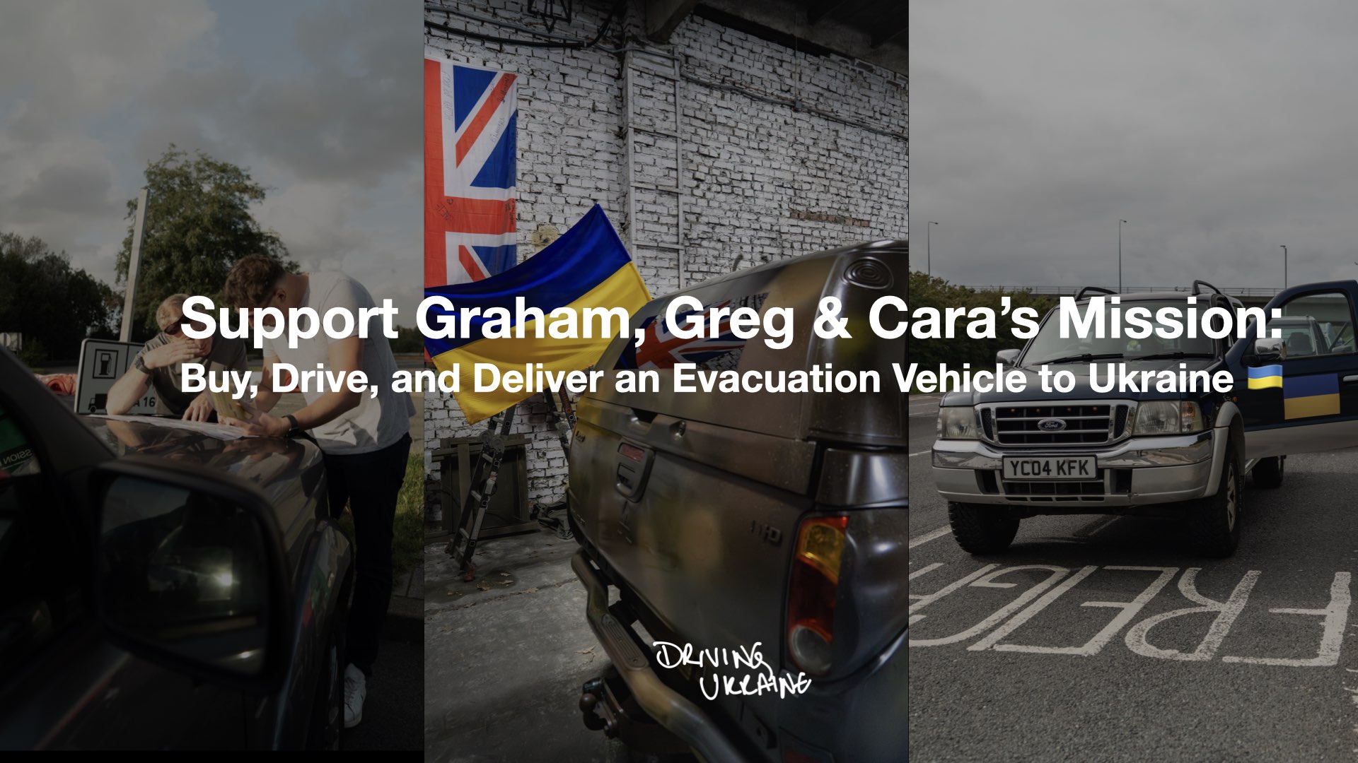 Support Graham, Greg & Cara's Mission: Buy, Drive, and Deliver an ...