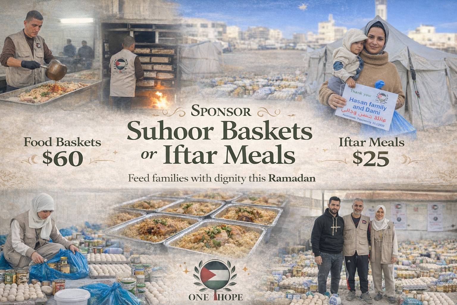 30 DAYS OF RAMADAN ( Iftar Meals & Suhoor Baskets) 2026 | One4Hope ...