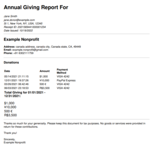 How To Add a PDF Receipt to Donor Emails + More Features