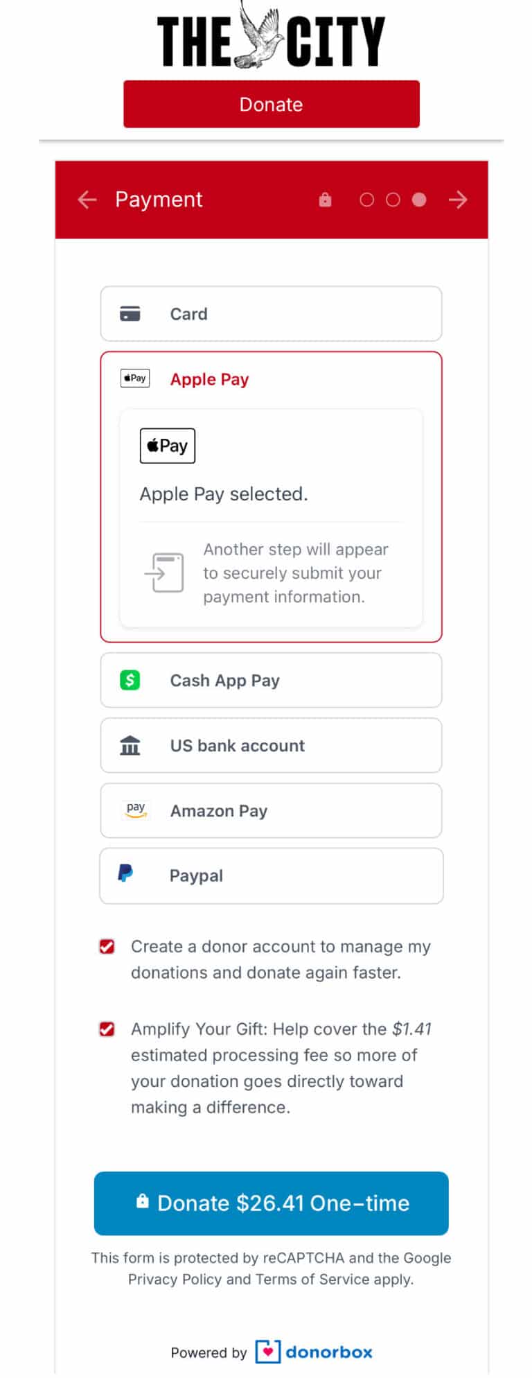 How to Accept Apple Pay Donations with Donorbox