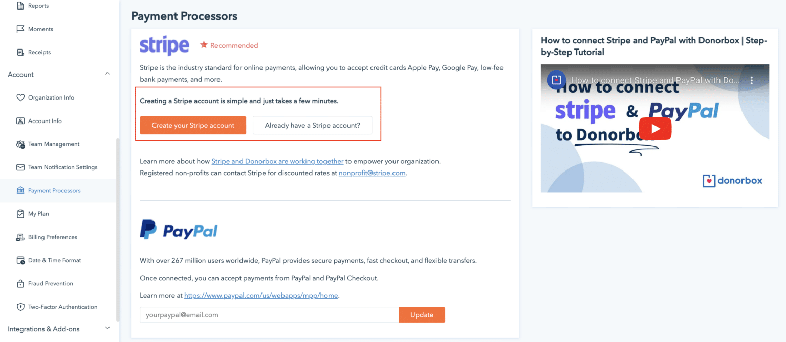 How to Accept Online Donations with Stripe