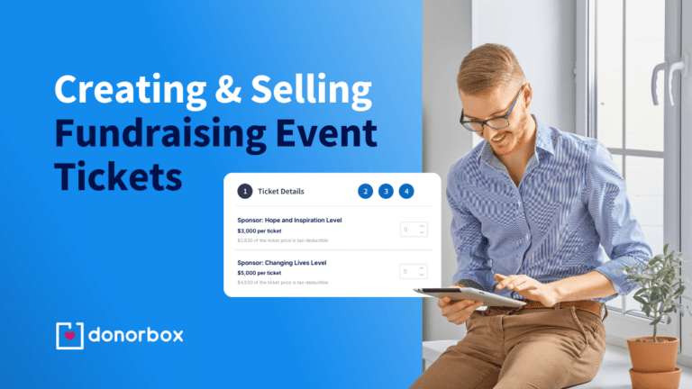 Creating and Selling Fundraising Event Tickets