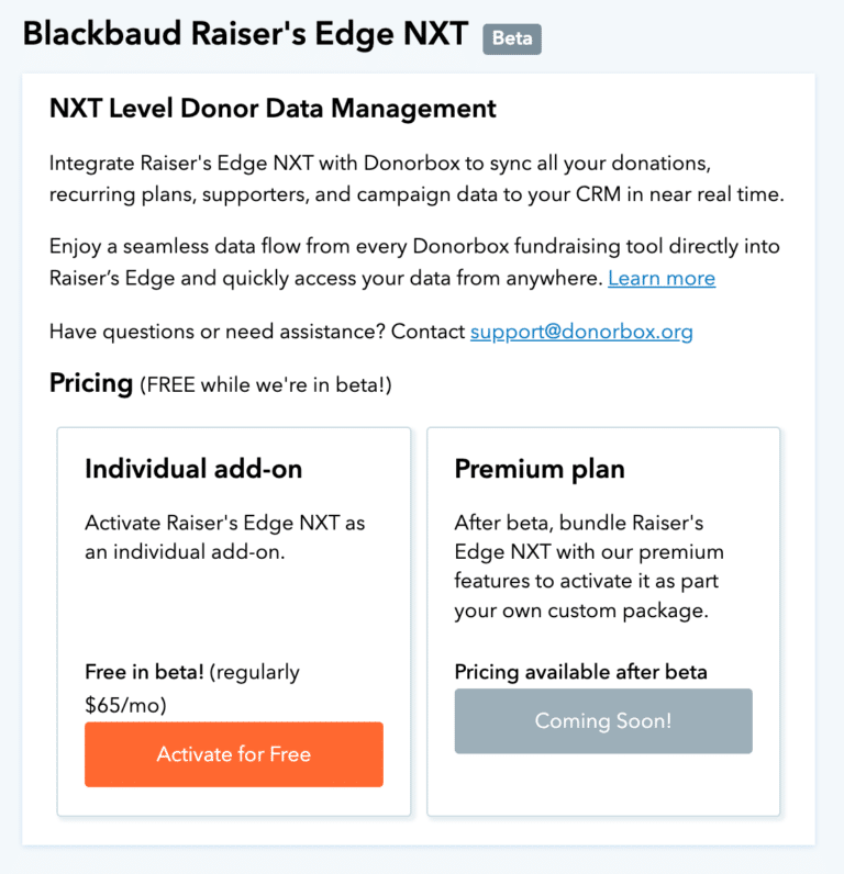 Donorbox + Blackbaud Raiser’s Edge NXT: A Powerful Integration