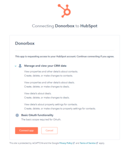 Donorbox + HubSpot Integration