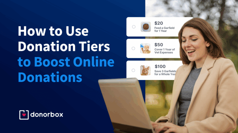 How to Use Giving Levels to Boost Online Donations