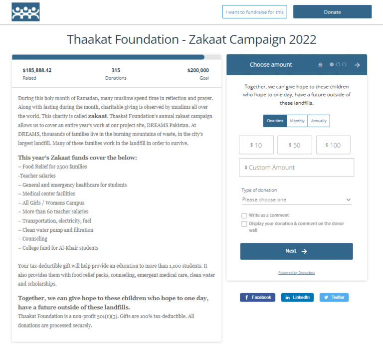 Peer-to-Peer Fundraising for Mosques & Islamic Organizations