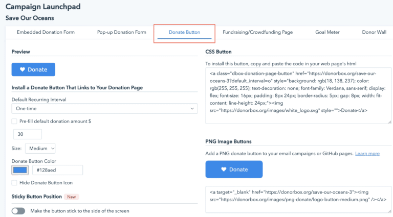 Raise More With a Sticky Donate Button | Tips & How-To Guide
